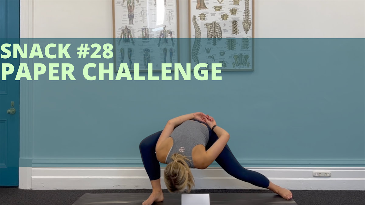 WK 11. MOVEMENT SNACK - PAPER CHALLENGE - MOTUM Health